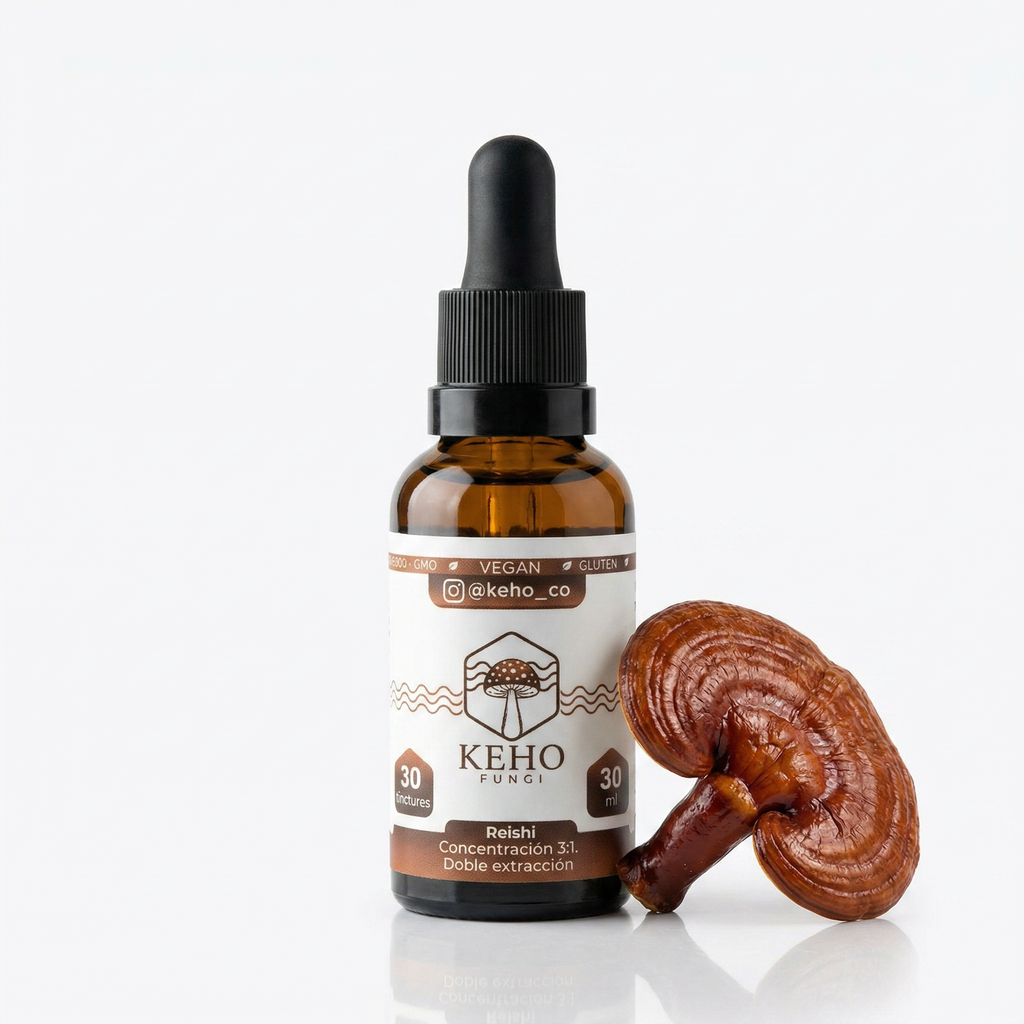 Reishi Doble Extracto en Gotas 3:1 – Keho - Salud Holistica - Fungis ...
